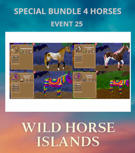 Wild Horse Islands Roblox - Bundle 25 Event Horses Pure | eBay