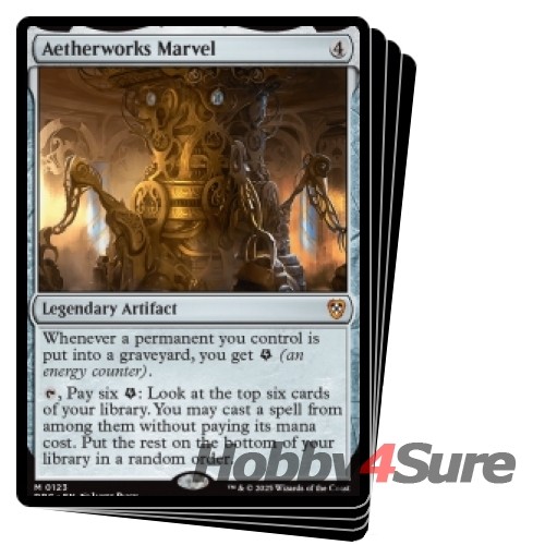 Aetherworks Marvel X4 M/NM Magic: The Gathering MTG Aetherdrift ...