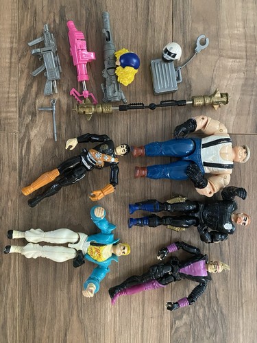 Hasbro 1988 Vintage Cops N Crooks Lot of 5 Figures And Random ...