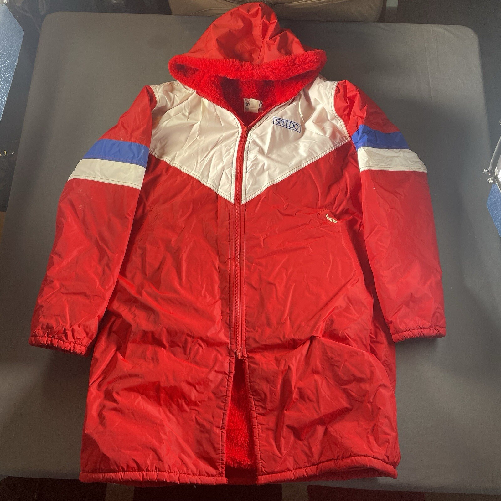 Vintage USA Swimming National Team Parka Pool Coat Sp… - Gem