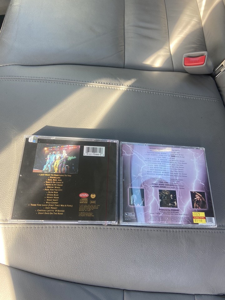 CD MADNESS-CLEAN,MUSIC JUNKIE,HOARDER DIED-FOGHAT 2 CD LOT 1 IS SEALED ...