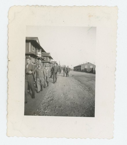 Vintage Photo Soldiers Walking US Army Fort Holabird Barrack Baltimore ...