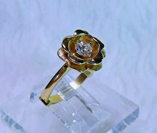 14K Diamond Ring Adjusto Shank arthritic knuckle | eBay