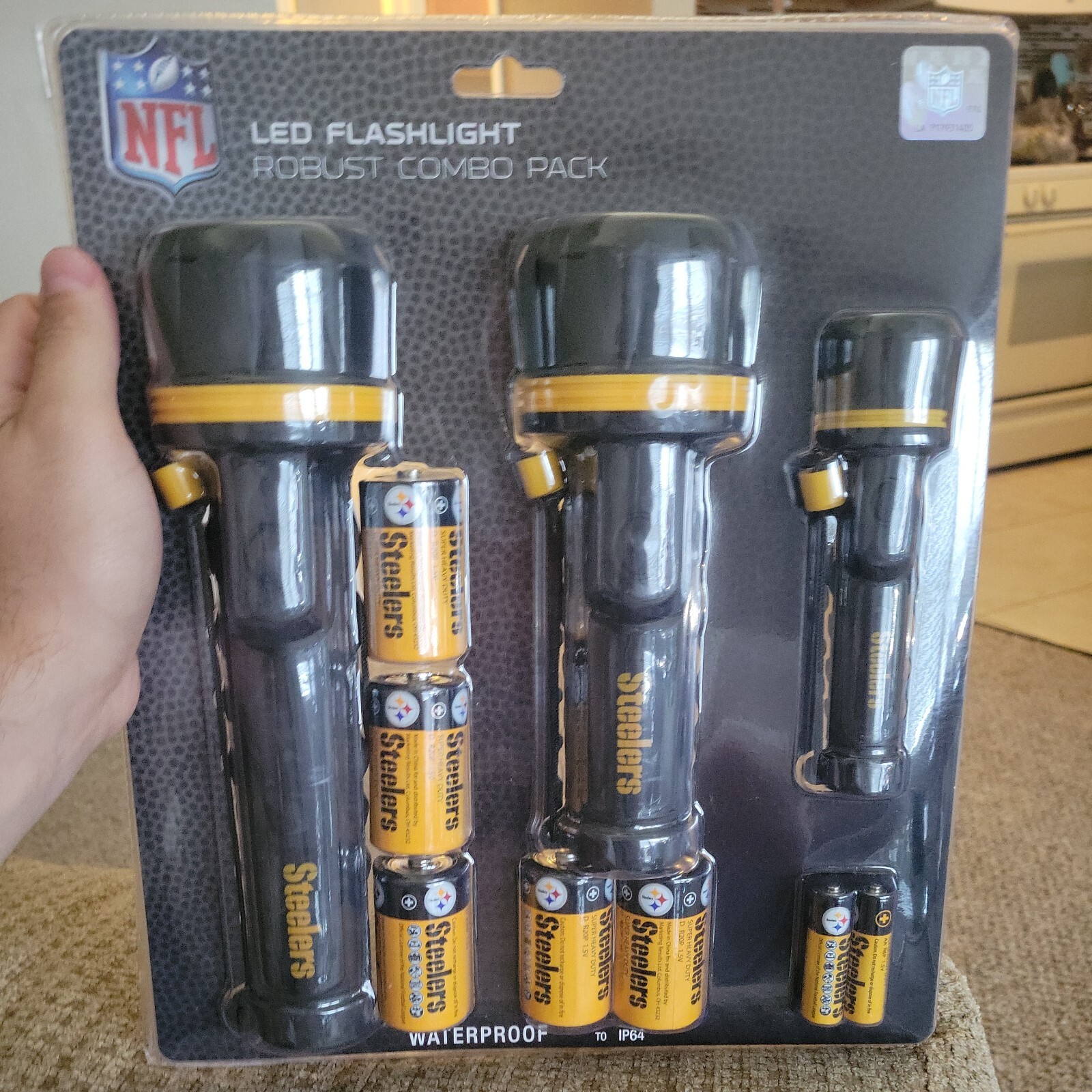 NFL+Pittsburg+Steelers+LED+Flashlight+Robust+Combo+Pack+Steelers ...