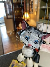 19th Century Wooden Hand Made Painted Marionette Puppet Horse ...