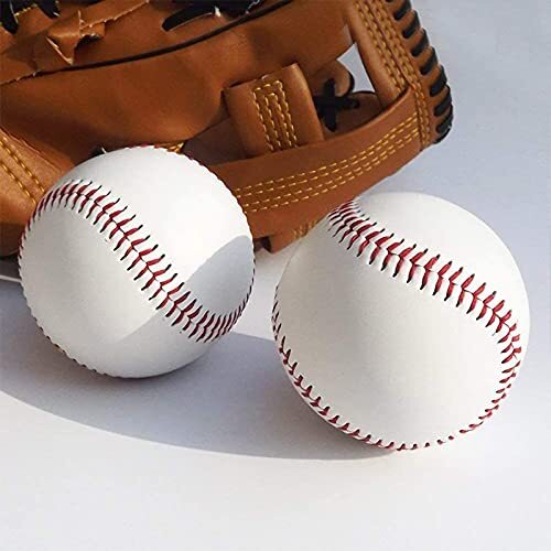 2 Blank Baseballs Hard Core Standard Official Size 9 inch Suitable for ...