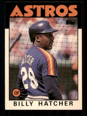 1986 Topps Traded Tiffany Billy Hatcher #45T Houston Astros NM-MINT | eBay
