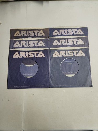 45 RPM 7" RECORD SLEEVES CO. SLEEVE 6 PACK SEE PHOTOS - Arista (SLV56 ...