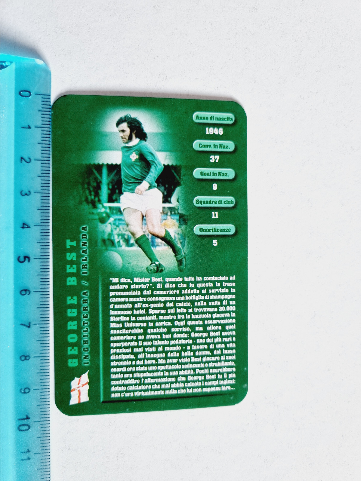 George Best England Card Rare Card Top Trumps Hasbro Years 2000 ...