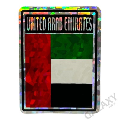 UAE Sticker / UAE Flag Sticker / "3 x 4" UAE Sticker | eBay
