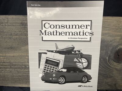 Consumer Mathematics Test and Quiz Key second ed | eBay