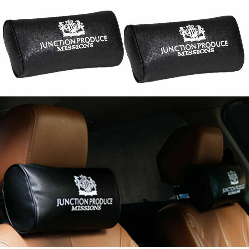 2x JP JUNCTION PRODUCE VIP Style JDM Car Neck Pillow Headrest Rest ...