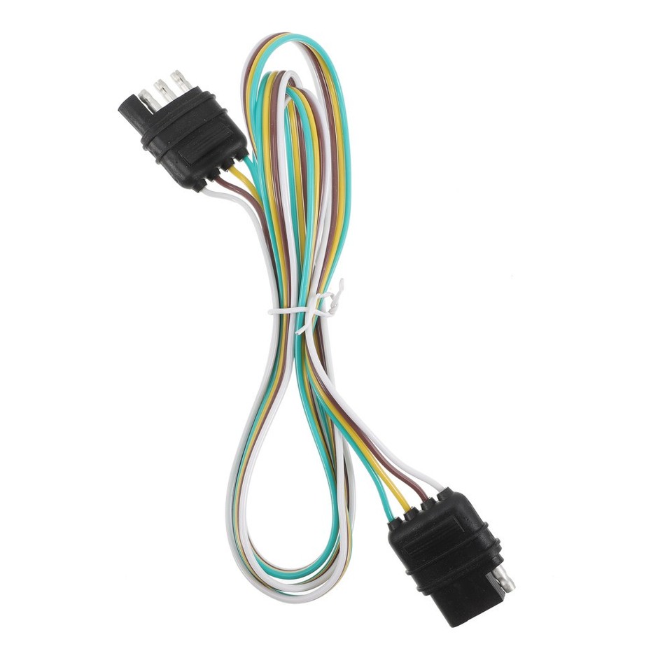 Trailer Light Wiring Harness Kit 4 Pin Trailer Connector Flat Wire ...