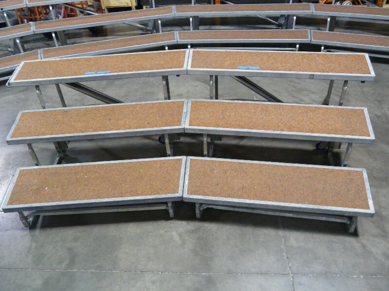 Wenger Tourmaster 3 STEP CHOIR choral RISERs - OBO! ALL 14 JUST $3250 ...