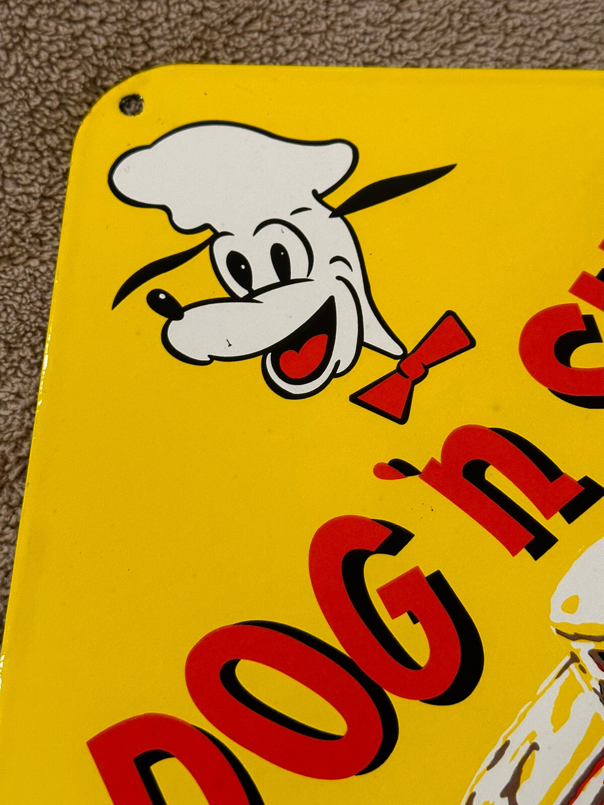 Dog N Suds Rootbeer Soda Pop Porcelain Vintage Advertising Sign | eBay