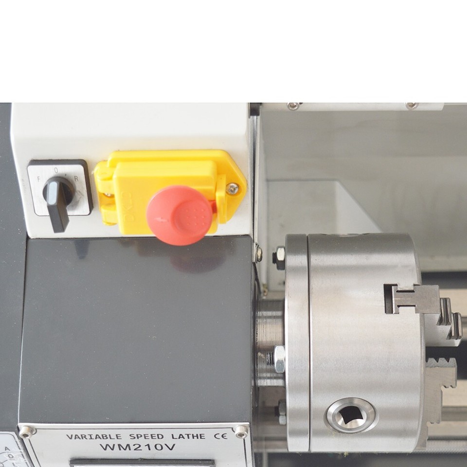 WM210VI Precision Metal Lathe Inch Thread Bench Lathe Brushless Motor 8 ...