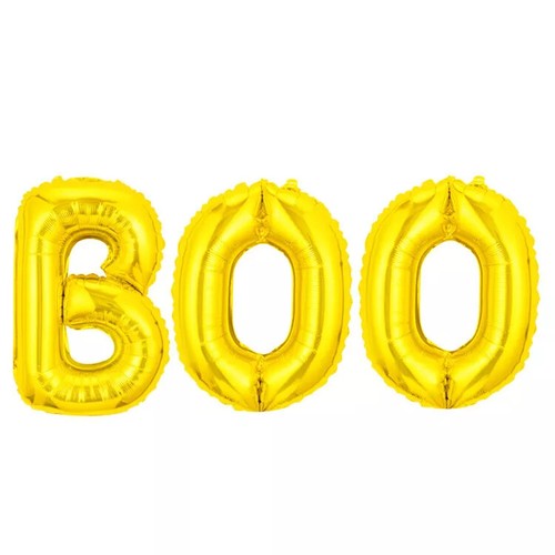 Halloween BOO Foil Balloons Balloon Pumpkin Garland Trick Treat Party ...