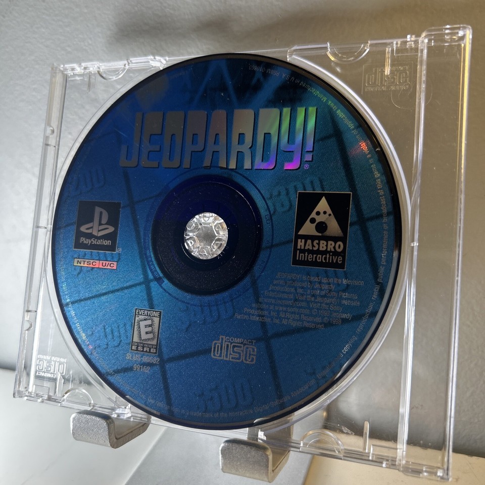 Jeopardy PS1 Playstation - Disc Only (Cleaned, Tested & Working ...
