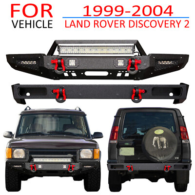 Fits for 1999-2004 Land Rover Discovery 2 Steel Front/Rear Bumper W/D ...