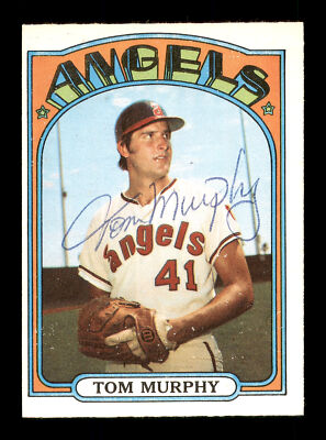 Tom Murphy Autographed Auto 1972 O-Pee-Chee Card #354 California Angels ...