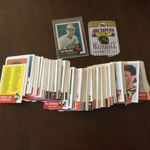 1991 TOPPS BASEBALL ARCHIVES "THE ULTIMATE 1953 SERIES" Card Lot 289 ...