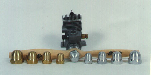 8x1 mm thread - 1" hex Aluminum engine spinner nut from MECOA K&B #924 ...