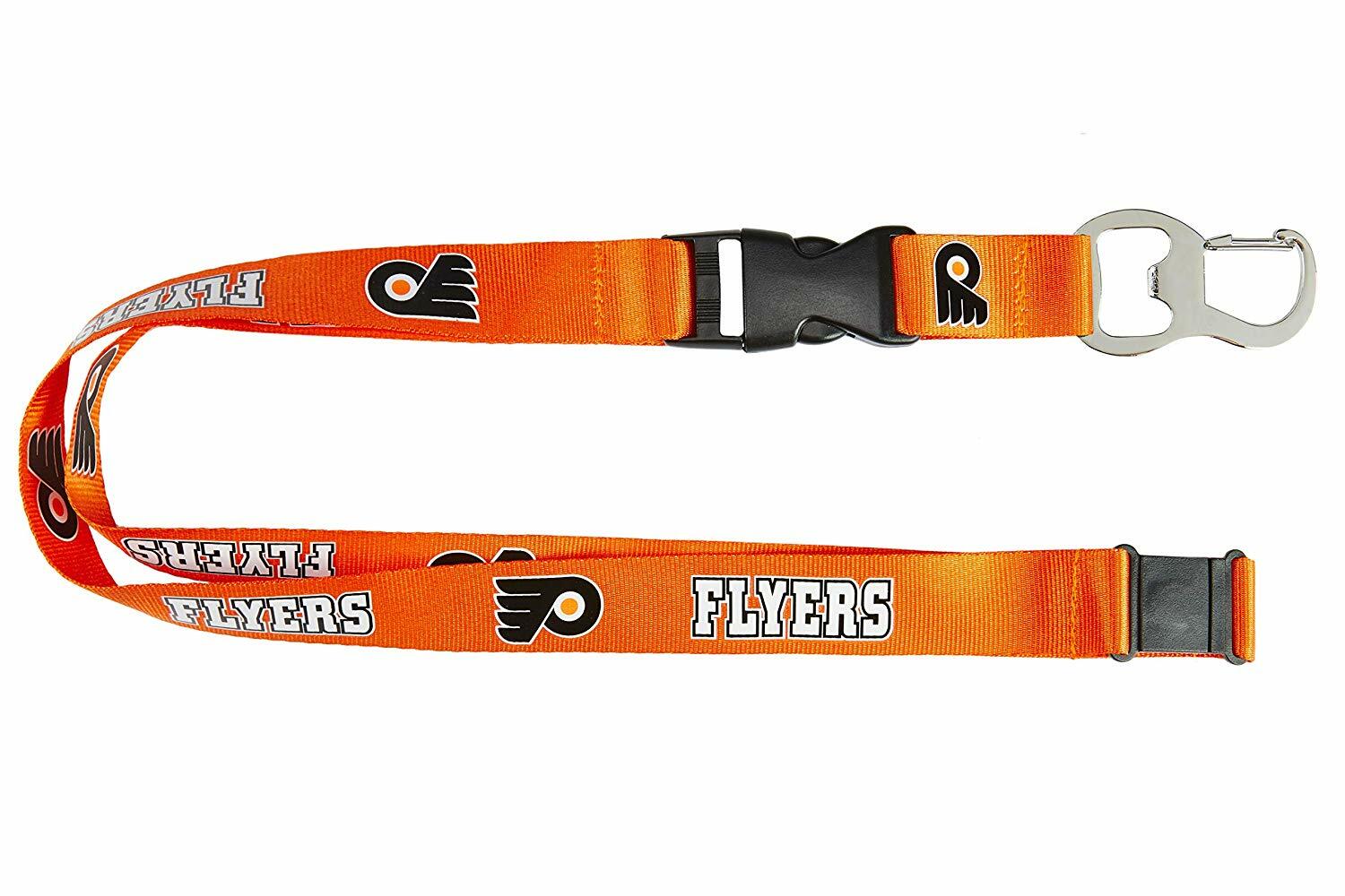 Philadelphia Flyers Bottle Opener Style ID Lanyard / Keychain NHL ...