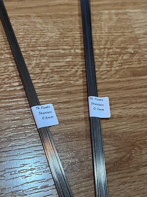 STAINLESS STEEL STEMS 0.6MM AND 0.7MM POLE FLOAT MAKING MATERIALS | eBay UK