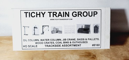 Tichy Train Group 8160 TRACKSIDE ASSORTMENT Oil Water Column Jib Crane ...