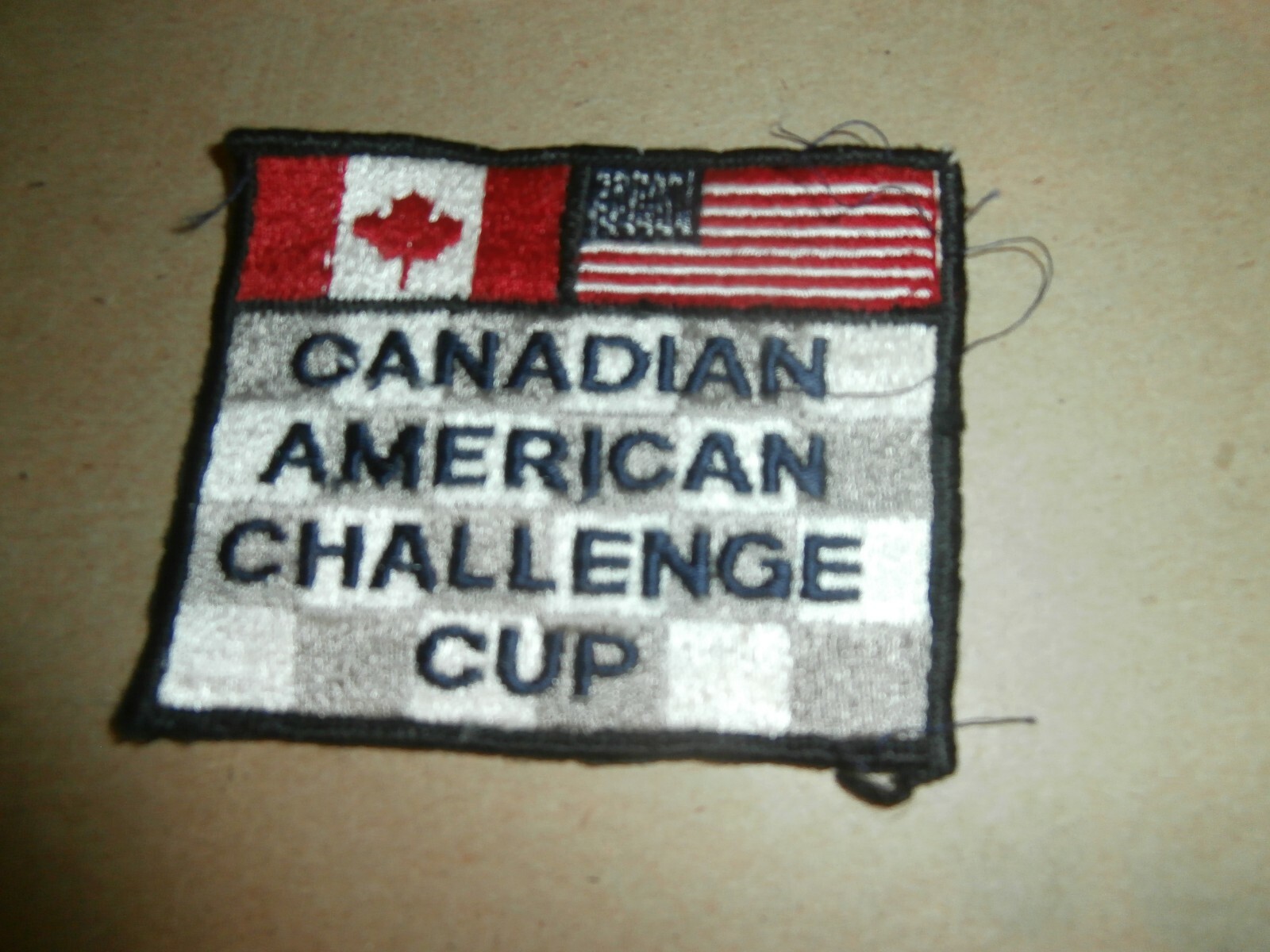 Vintage Embroidered Racing Patch Canadian American Challenge Cup | eBay