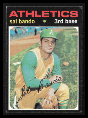 Sal Bando 1971 Topps #285 Oakland Athletics | eBay