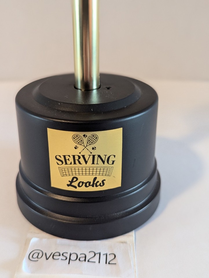 Target Bullseye Playground Tennis Trophy Plastic Serving Looks Spring ...