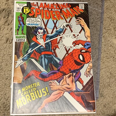 Amazing Spider-Man #101 1971 1st FIRST APPEARANCE Morbius KEY MARVEL ...