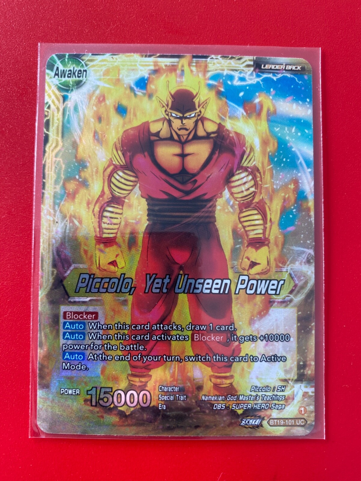 Piccolo, Yet Unseen Power BT19-101 UC FOIL - Fighter's Ambition DBS | eBay Australia