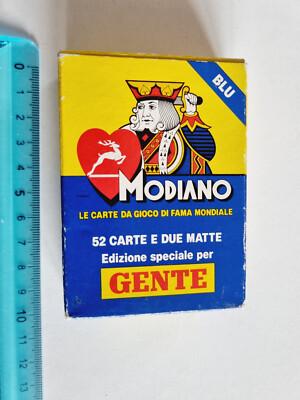Cards For Game People Modiano Poker Bridge Original Vintage Playing ...