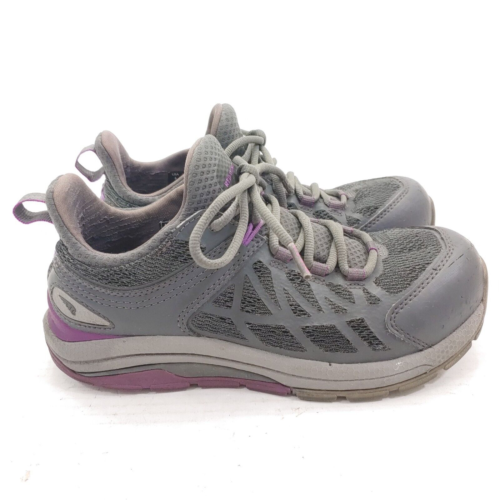 Red Wing CoolTech Steel Toe Work Boots Women's Size 6 B Shoes Vibram ...