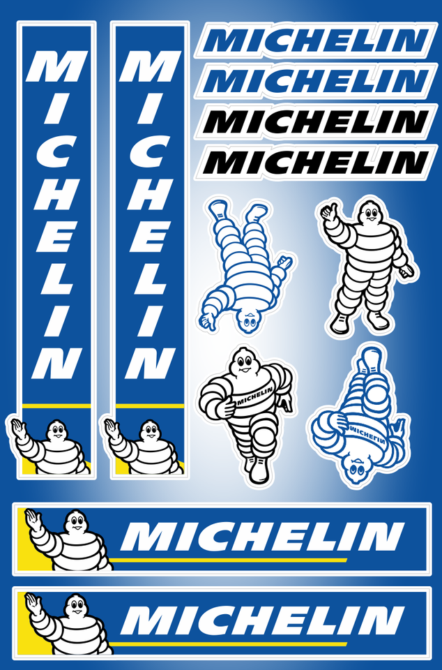 Michelin Tires Decals Stickers Vinyl Graphics Autocollant Aufkleber ...