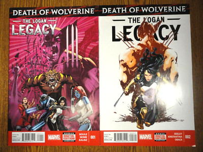 Death Of Wolverine The Logan Legacy #1 2 Run X-23 Set 1st Imprimé Lot ...