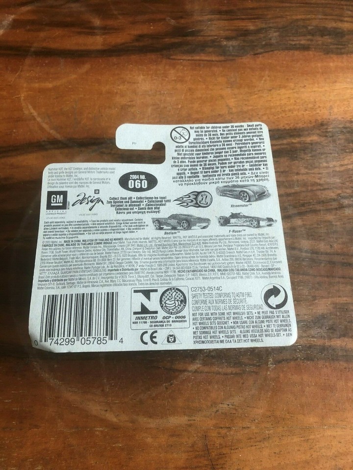 Hummer HT3 1st Edition Hot Wheels Car No.60 2004 | eBay