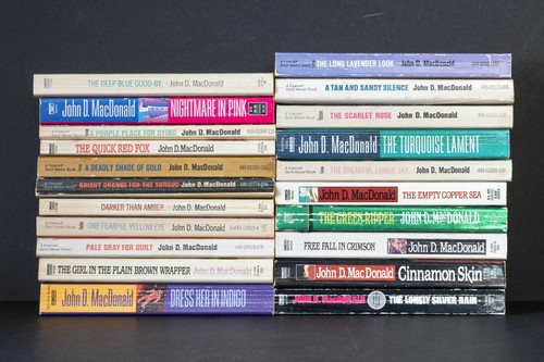 John D. MacDonald TRAVIS MCGEE Complete Series Lot of 21 (#1-21) Set PB ...