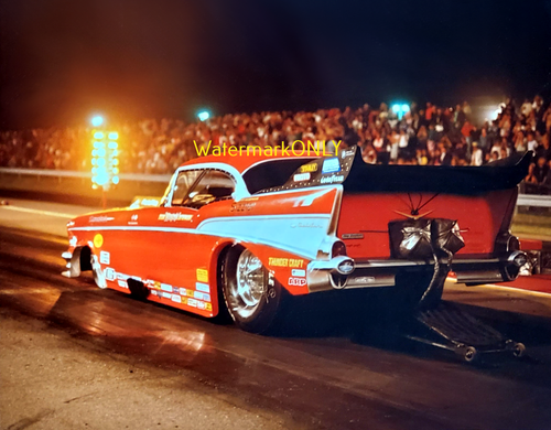 Tom "Mongoose" McEwen '57 Chevy "Orig. Nostalgia" NITRO Funny Car PHOTO ...