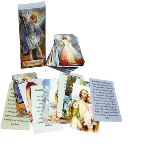 Autom Assorted Holy Cards with Catholic Saints and Prayers - Pack of 54 ...