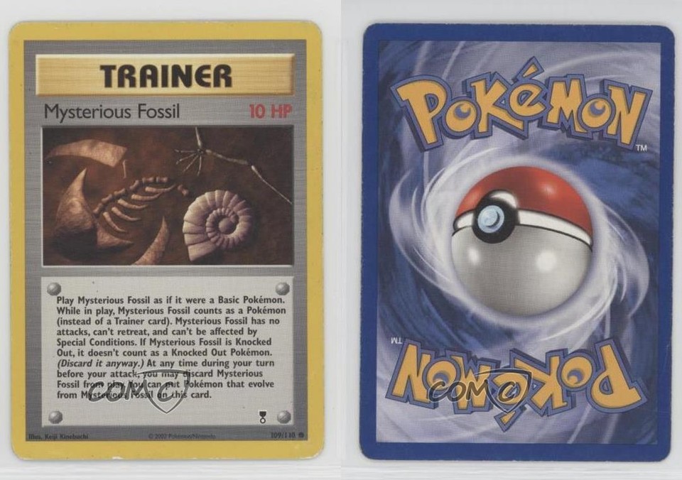 Mysterious Fossil Pokemon Legendary Collection #109 2002 1d14 | eBay