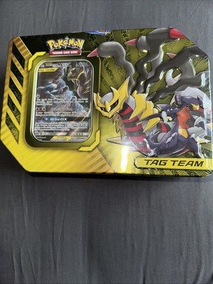 Power Partnerships Garchomp & Giratina GX Tag Team Tin Sealed English ...