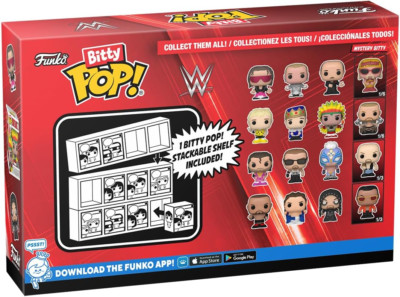Funko Bitty Pop! WWE Complete Set of 16 with all 4 Mystery Chase Pops ...