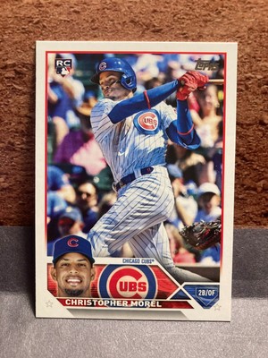 2023 Topps #308 Christopher Morel Baseball Card Chicago Cubs Rookie RC ...