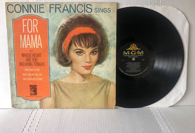 Connie Francis SINGS FOR MAMA Original 1965 MGM MONO VG+/G+ $2.00 ...