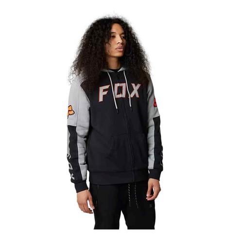 Fox Racing "Leed Sasquatch" Fleece Hoodie (Black) Zip-Up Jacket | eBay