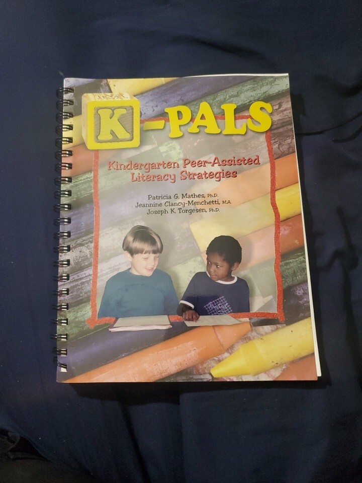 K-PALS : Kindergarten Peer-Assisted Literacy Strategies by Jeanine ...