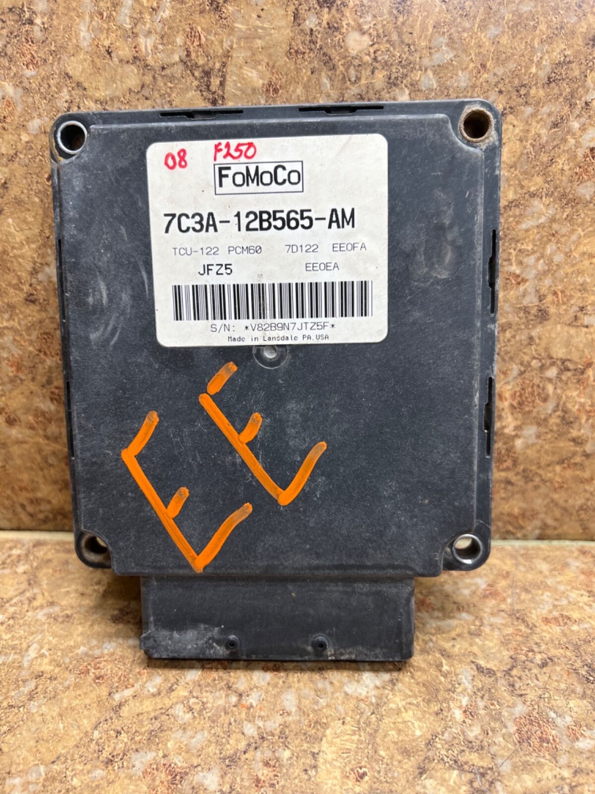 2008 Ford F250 Transmission Control Module TCM 7c3a-12b565-am OEM for ...